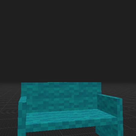 Sofa (to put on top of slabs) – Block Display Models