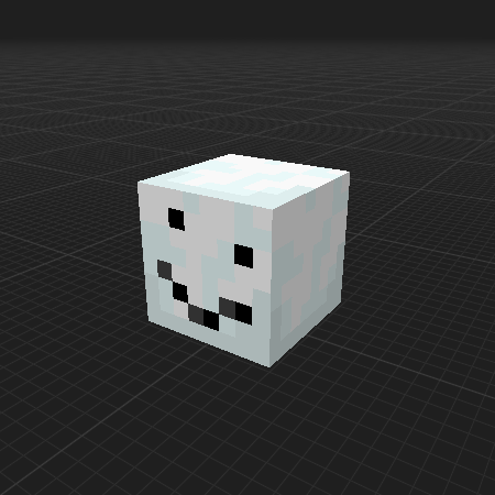 Snow Golem Head – Block Display Models
