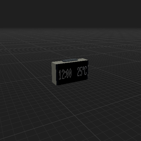 Electronic alarm clock – Block Display Models