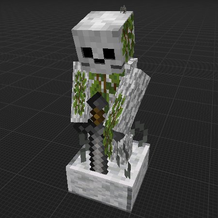 Ancient statue – Block Display Models